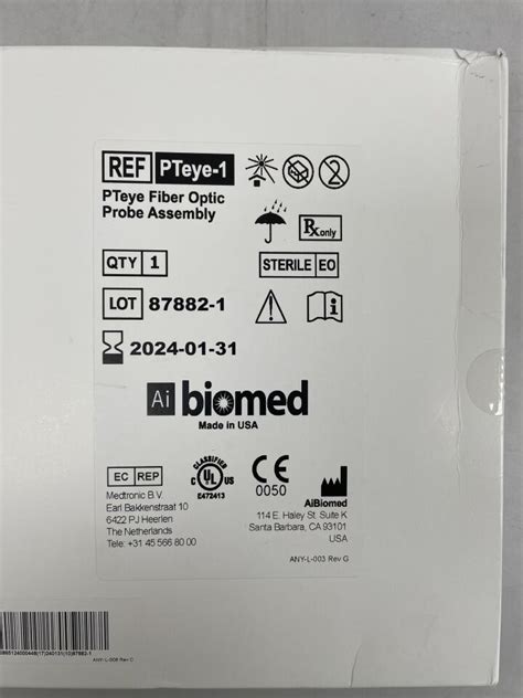 New Aibiomed Pteye 1 Pteye Fiber Optic Probe Assembly For Parathyroid Detection System