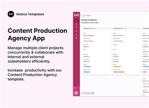 Noloco Templates Build Your Internal Tool With A Ready Made Template