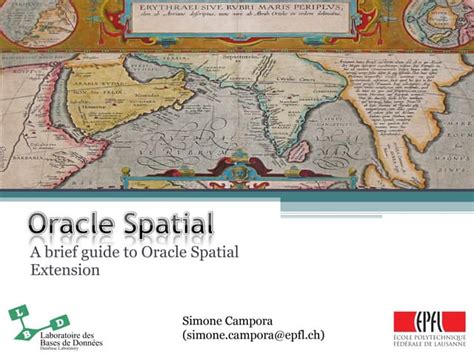 Oracle Spatial Ppt