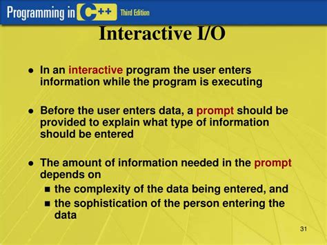 Ppt Chapter 4 Program Input And The Software Design Process