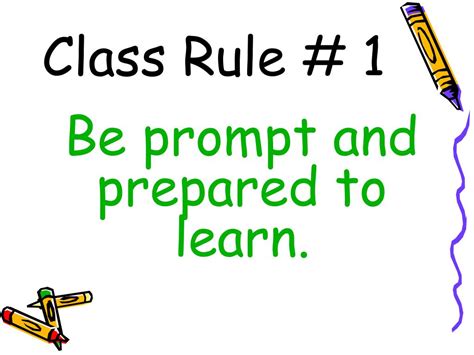 Ppt Class Guidelines And Procedures Powerpoint Presentation Free