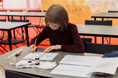 Фото Выпуск курса «Остроконечное перо Школа Каллиграфии Музей мировой каллиграфии