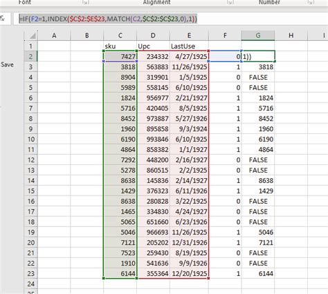 Excel Using A Specified Conditional VLOOKUP For Values In A Column