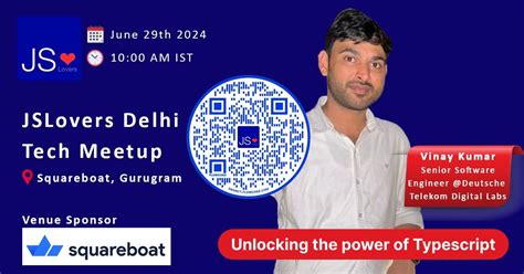 Vinay K On Linkedin Jslovers Typescript Meetup Publicspeaking