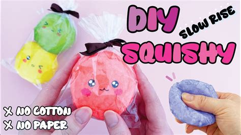 Diy Slow Rising Paper Squishy Without Form Fidget Toy [step By Step