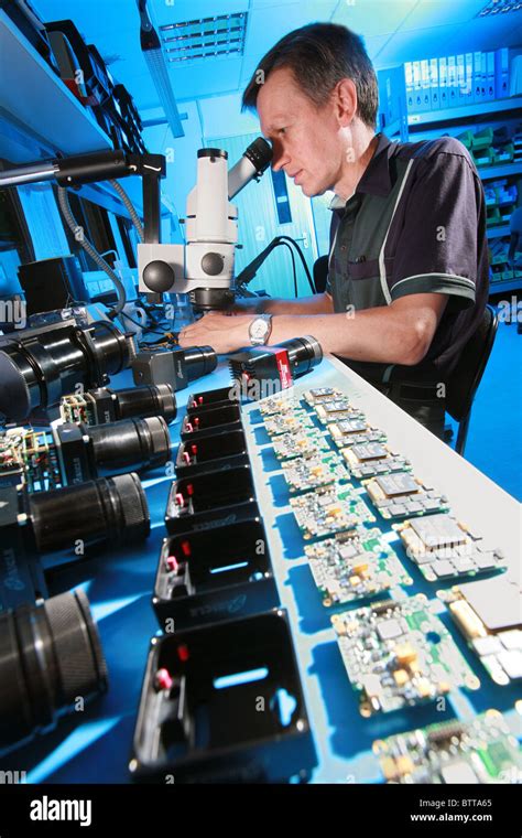 Testing Circuit Boards Stock Photo Alamy