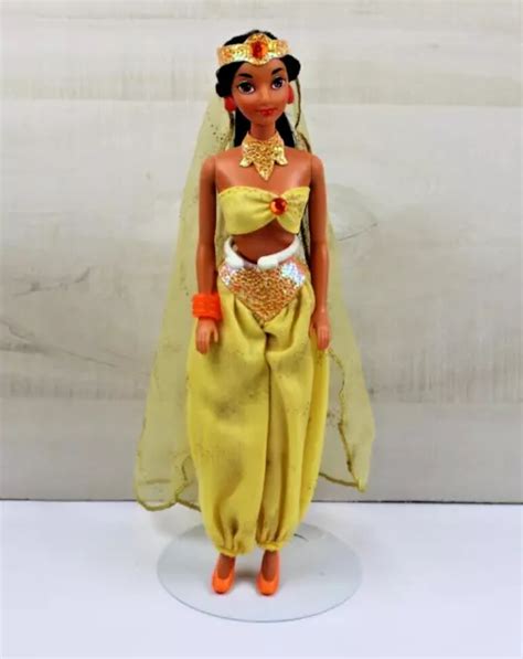 Vintage S Disney Aladdin Jasmine Barbie Dolls Mattel Picclick Hot Sex Picture