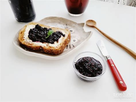 오디 콩포트 저당 오디잼 맛없는 과일 활용하는 법