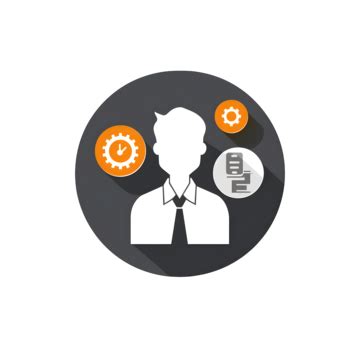 Character Bust Icon Ppt Element Business PNG Transparent Image And