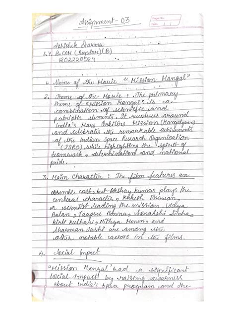 Assignment 3 Flim Review Pdf