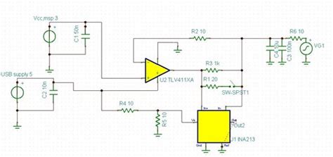 Using Ina213 To Measure Low Currents Amplifiers Forum Amplifiers Ti E2e Support Forums