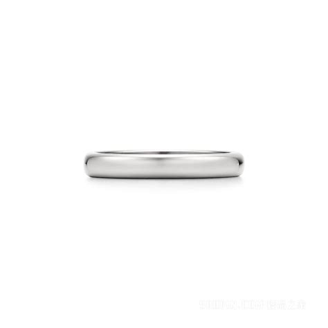 【tiffany蒂芙尼】tiffany Classic™ 系列铂金婚戒，3 毫米宽。 60001819 搜品之家