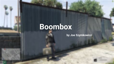 Github Joeszymkowiczfivemjs5m Boombox A Simple Boombox Script That