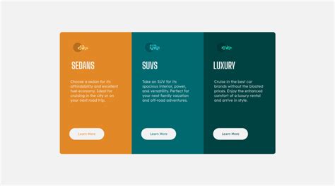 Frontend Mentor 3 Card Column With Css Coding Challenge Solution