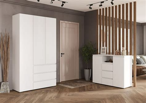 Купить Шкаф 3х створчатый Хелен ШК 06 Белый Стендмебель в Минске