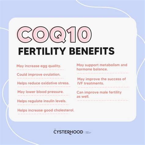 9 CoQ10 Fertility Benefits PCOS Weightloss