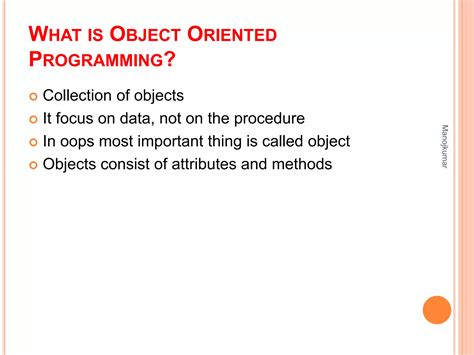 basic concept of object oriented programming ppt