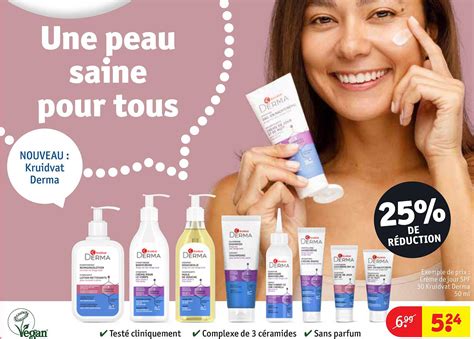Promo Crème De Jour Spf 30 Kruidvat Derma chez Kruidvat iCatalogue fr