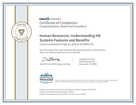 Rudraneel Chaudhuri On Linkedin Certificate Of Completion