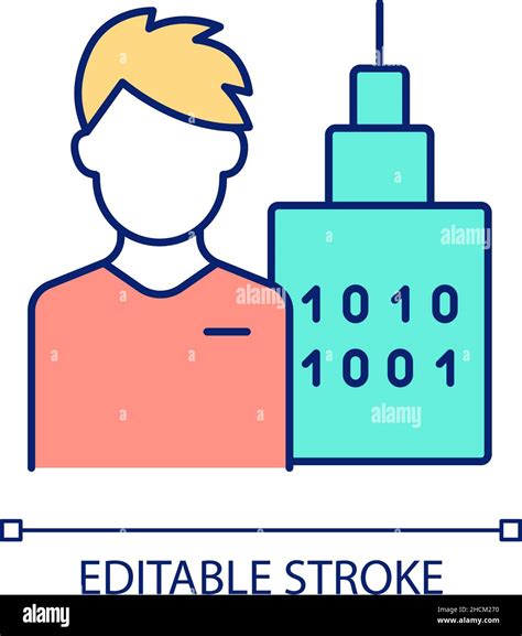 Professional Database Engineer Rgb Color Icon Stock Vector Image And Art Alamy