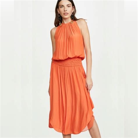 Ramy Brook Dresses Ramy Brook Audrey Dress Medium Orange 425 Poshmark