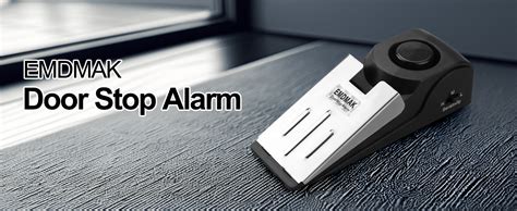 Emdmak Door Stop Alarm With 120db Siren Door Stop For Home And Travel