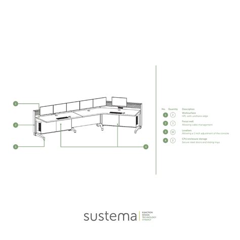 Building Control Room Consoles For A Power Station