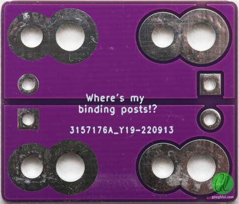 Project Banana To Terminal Block Breakout Or Where Are My Binding