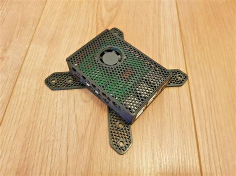 raspberry pi 4 pi4 poe hat case power over ethernet box mount vesa wall mounting options