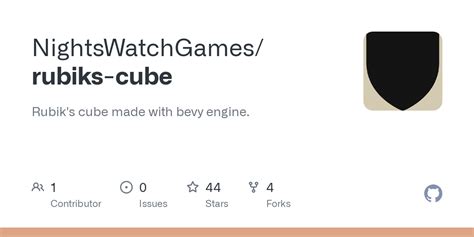 Github Nightswatchgames Rubiks Cube Rubik S Cube Made With Bevy Engine