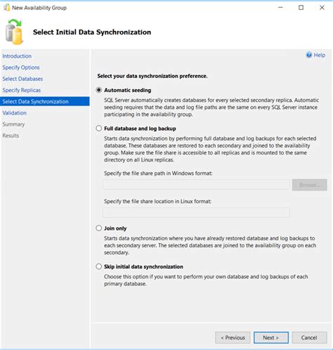 Sql Server Contained Availability Groups Configuration