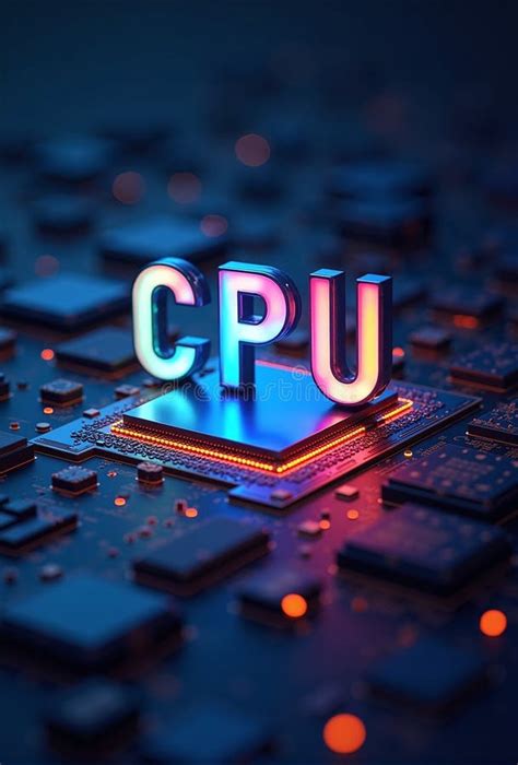 Close Up Of A Powerful Cpu On A Modern Motherboard Poised To Tackle Intricate Calculations With