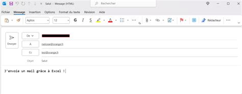 Envoyer Un Mail Avec Excel Grâce à Lienhypertexte 📬