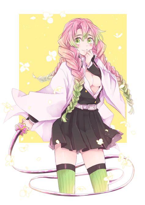 Kanroji Mitsuri Kimetsu No Yaiba Drawn By Kawamuraraichi Danbooru