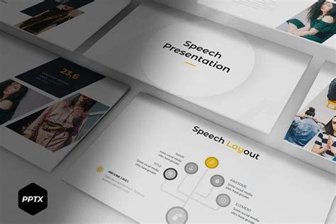 Speech Powerpoint Template By AQR Studio On Creativemarket Presentation Design Template