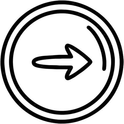 Premium Vector Horizontal Arrow Icon Outline