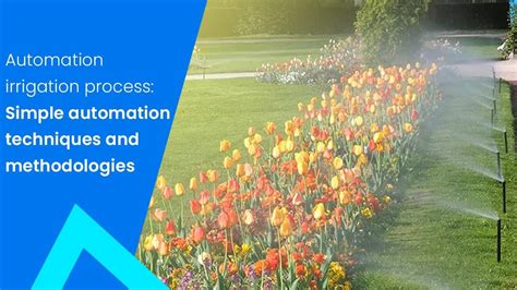 Automation Irrigation Process Simple Automation Techniques And