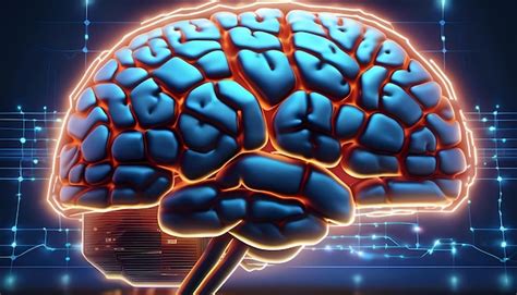 Premium Photo A Detailed Illustration Of A Braincomputer Interface