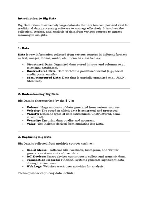 Big Data Analytics Overview Pdf Apache Hadoop Big Data