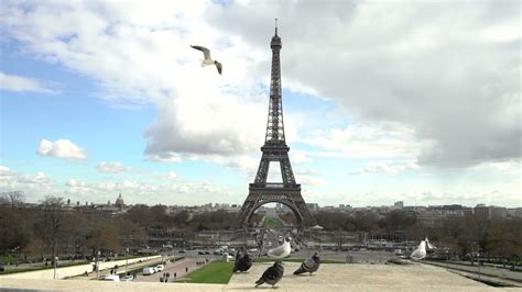 Футаж Франция Эльфелевая башня Париж Youtube