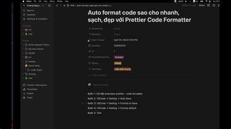 2023 Hướng Dẫn Code Nhanh Sạch đẹp Bằng Extension Prettier Code