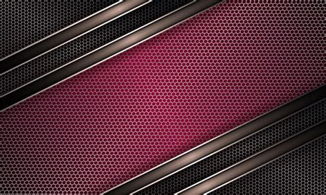 금속 그릴이 있는 분홍색 색조의 기하학적 배경 프리미엄 벡터