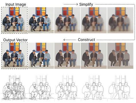 Layered Image Vectorization Via Semantic Simplification