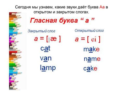 Открытый и закрытый слог в английском языке Unit 10 презентация онлайн