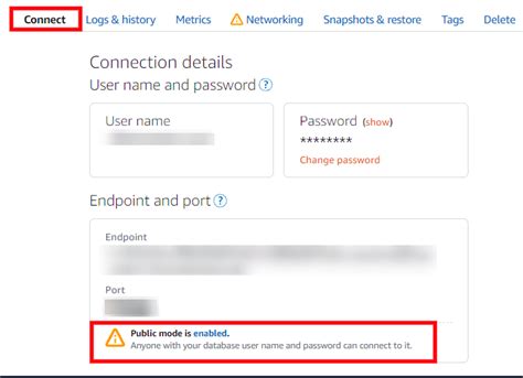 ensure aws lightsail relational database is not publicly accessible icompaas support