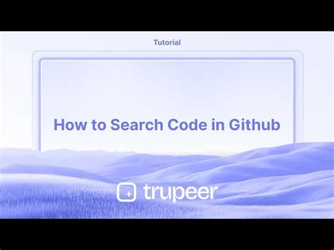 Cómo Buscar Código En Github Guía En Vídeo De 1 Minuto