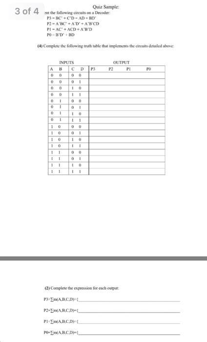 Solved Logic Design Unit Homework A Design A Doubler Chegg Com