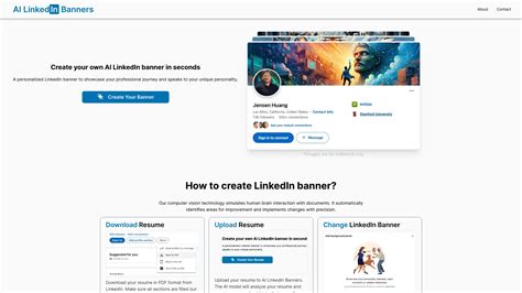 Create Custom AI LinkedIn Banners Creati Ai