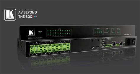 Kramer Unveils The Industrys First Audio Matrix With DSP And