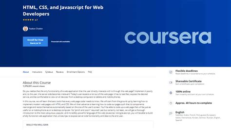 Best JavaScript Courses To Learn Web Development In